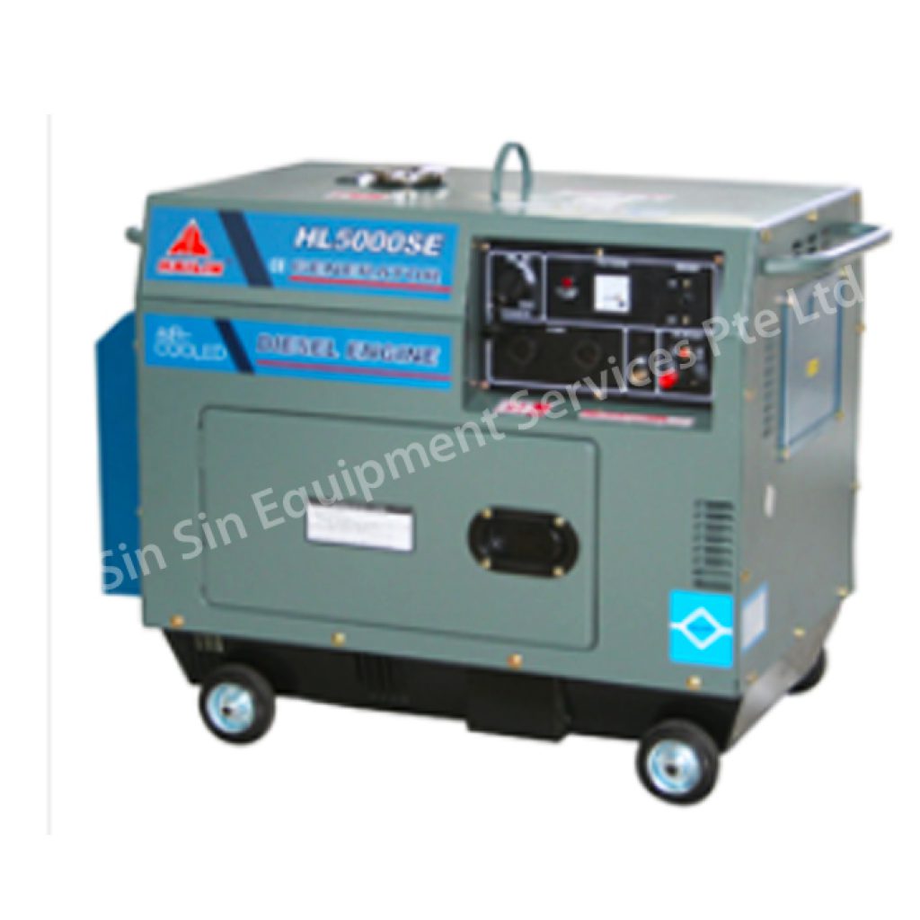 Hailin Generator HL6500SE - Sin Sin Equipment Services Pte Ltd